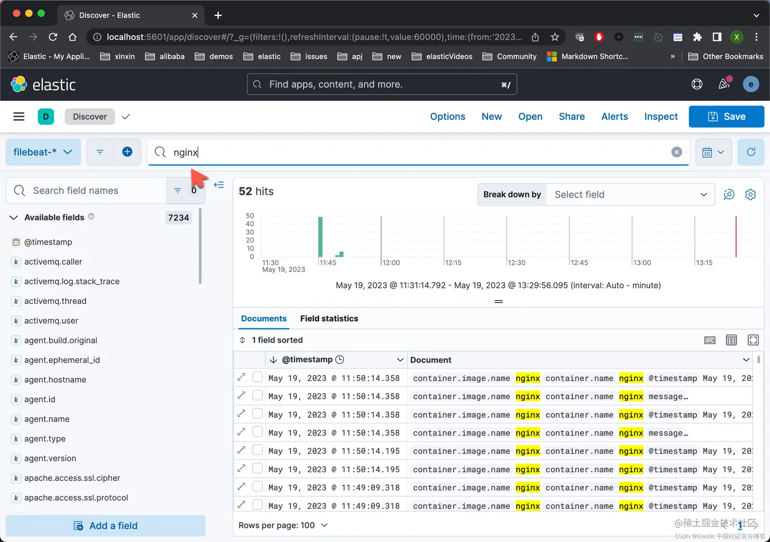 Beats：如何在 Docker 容器中运行 Filebeat今天在这篇博客中，我们将学习如何在容器环境中运行 File - 掘金
