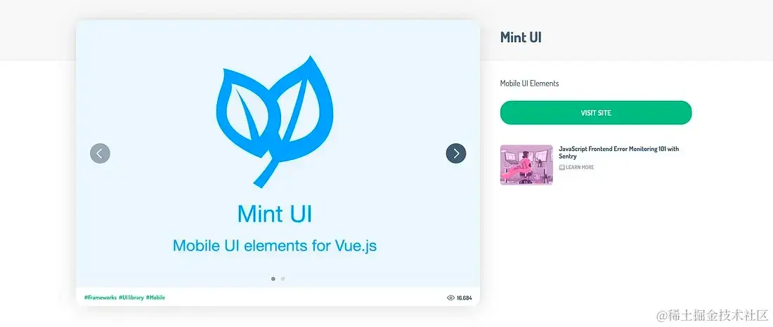 推荐10个最受欢迎的 Vue.js UI 库在2024年，随着Vue.js的不断普及和发展，这个轻量级、易于学习的Jav - 掘金