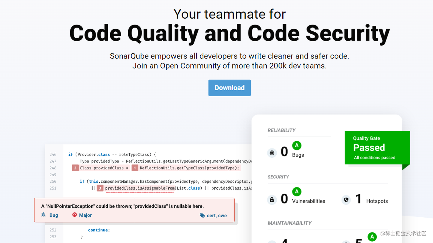 前端使用sonar分析代码质量 - 掘金
