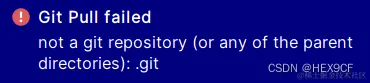 【Git】git pull 报错 fatal: not a git repository (or any of the parent directories): .git-CSDN博客 - 掘金