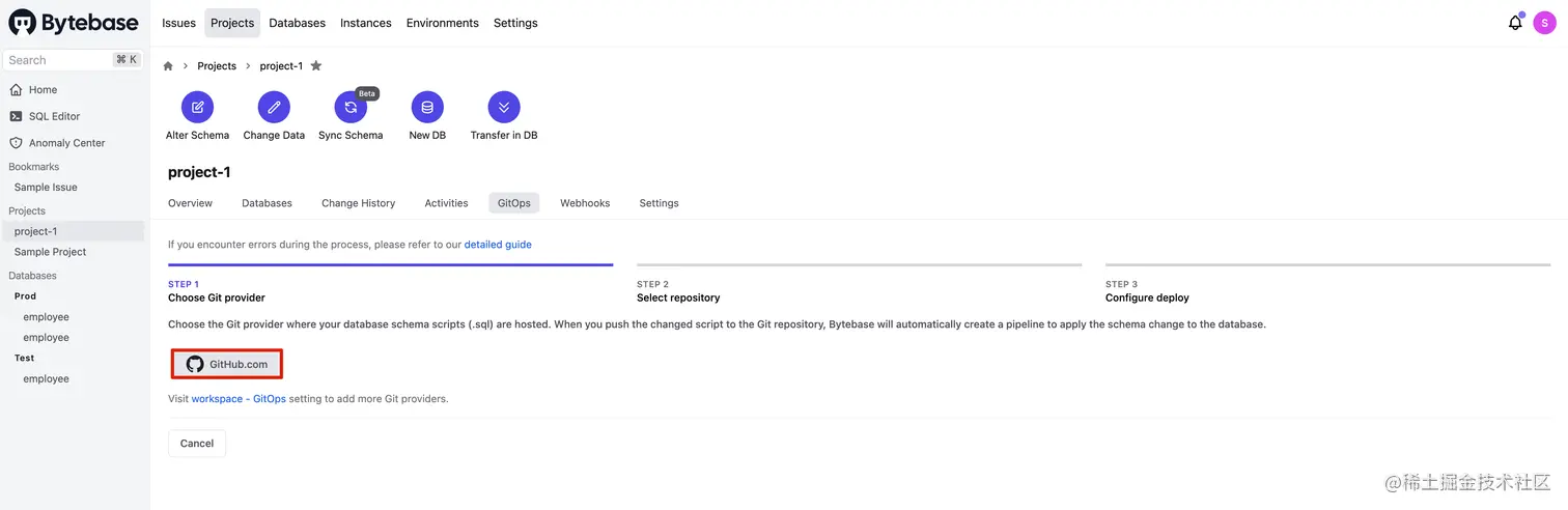 数据库 CI CD 工具 -- Bytebase 介绍Bytebase 作为一款开源的数据库 CI/CD 工具，为 DB - 掘金