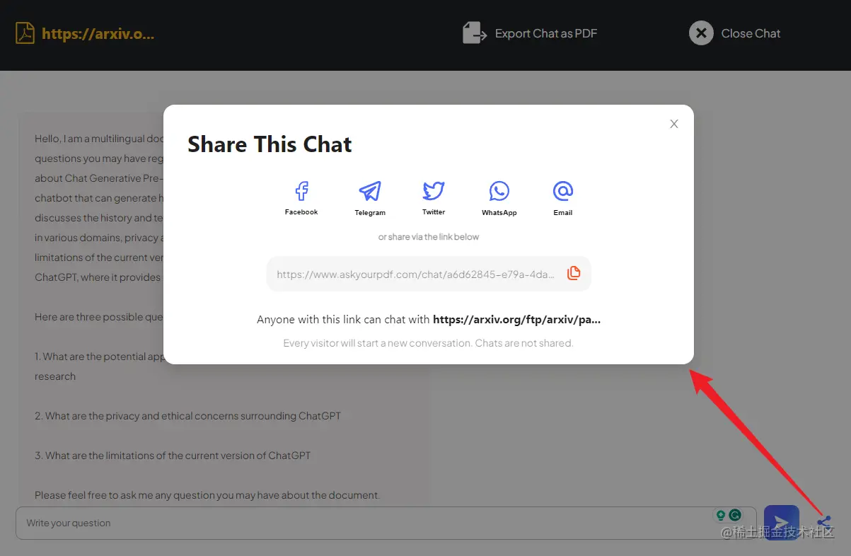 4种方法让你上传任何文件到ChatGPT: 总有一种适合你 - 掘金