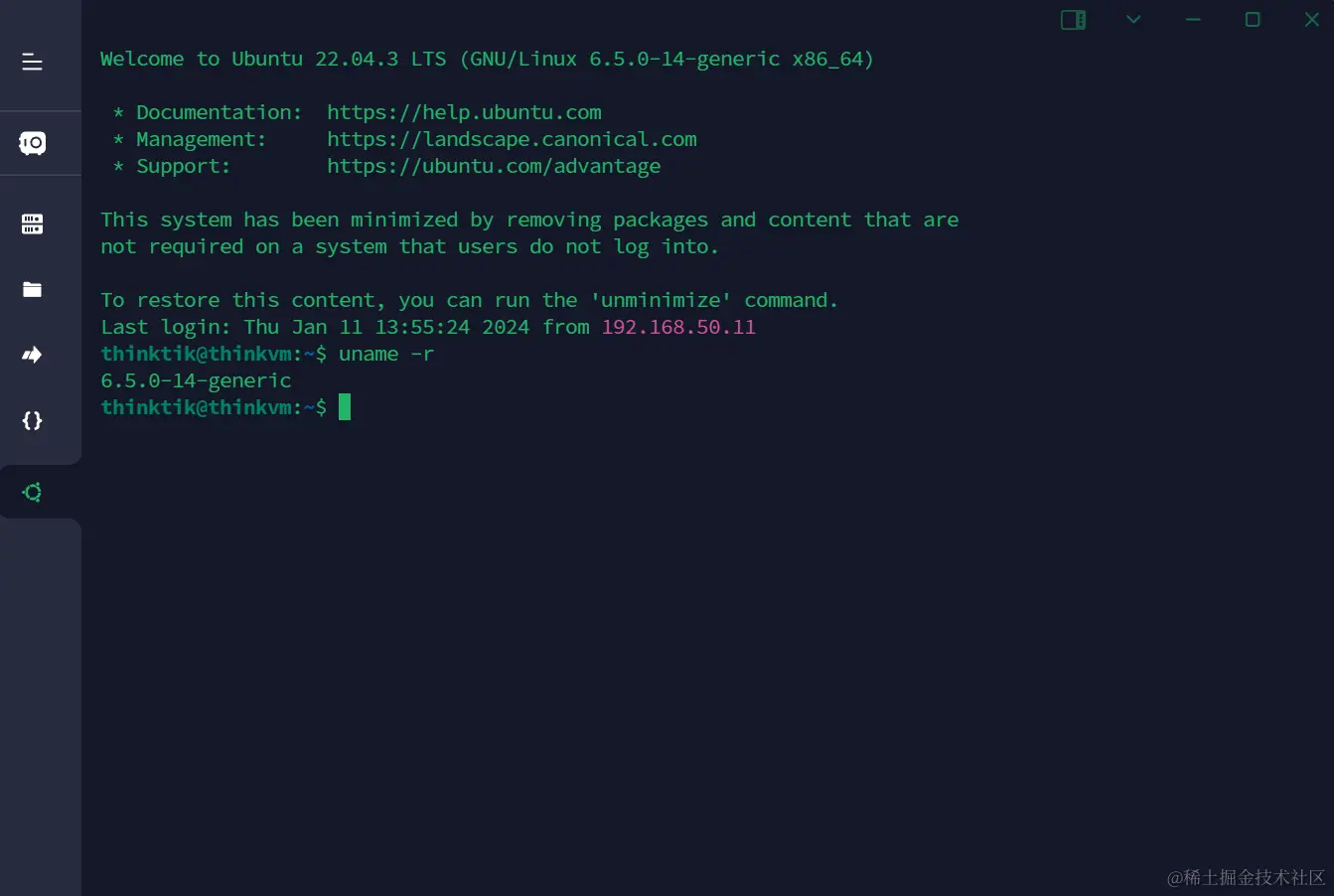 Ubuntu Server 22.04 LTS切换HWE/GA 内核本文介绍Ubuntu Server LTS切换HWE - 掘金