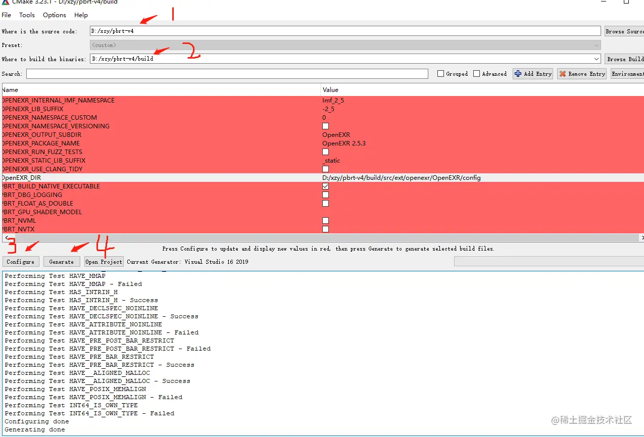 pbrt v-4物理渲染编译避坑pbrt v-4 物理渲染，cmake编译，VS上面的SDK版本问题，这个没有配置好的话 - 掘金