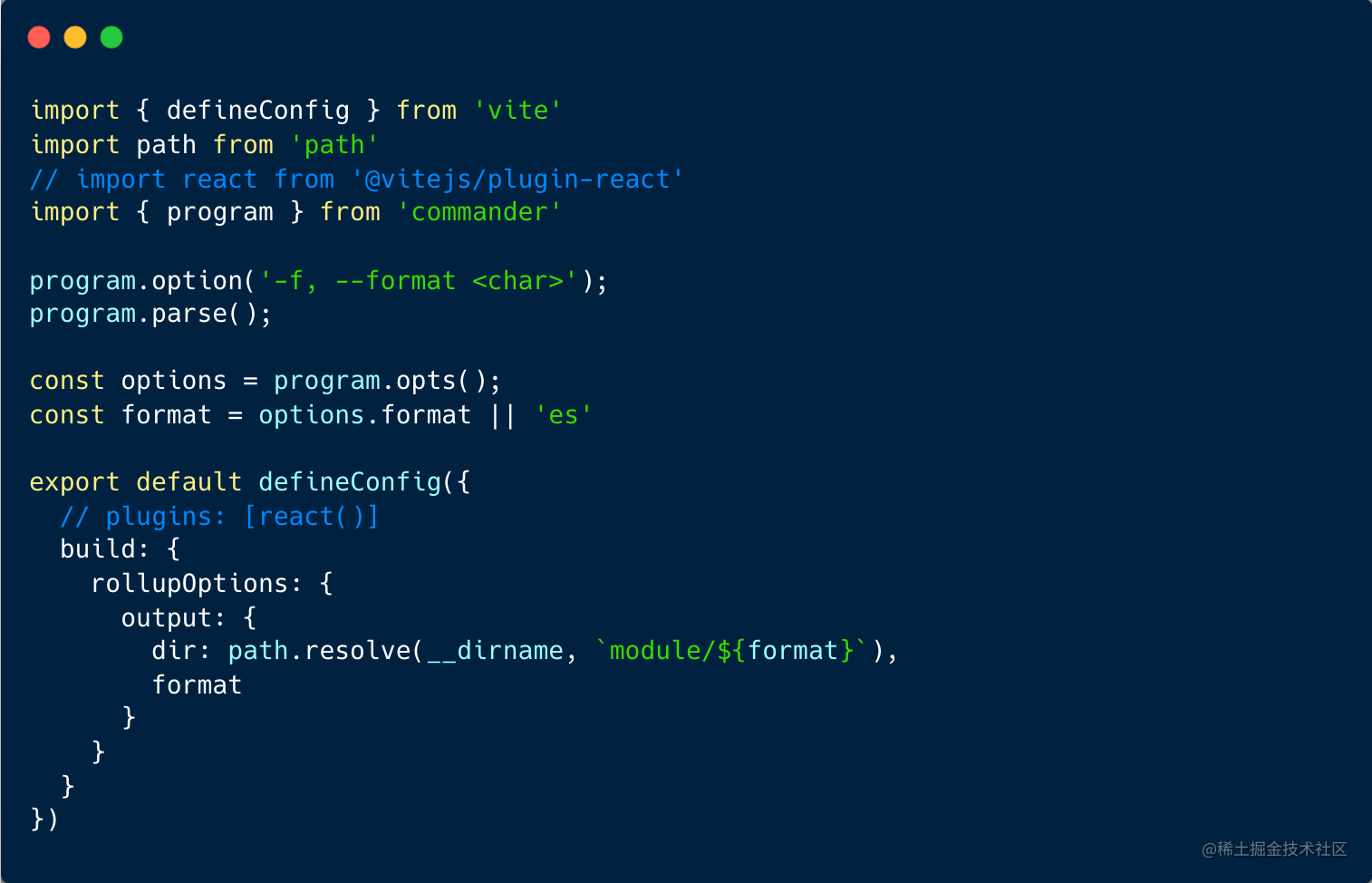 Vite配置引出IIFE,CJS,AMD,UMD,ESM知识点 - 掘金