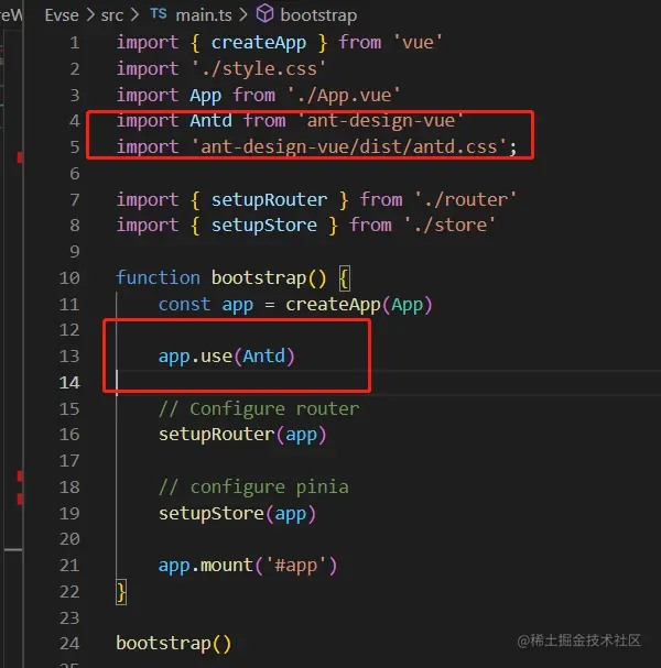 Vite + Vue3 + Vue router + Axios + Ant design + TS + Pinia - 从0开始搭建后台管理系统 - 掘金