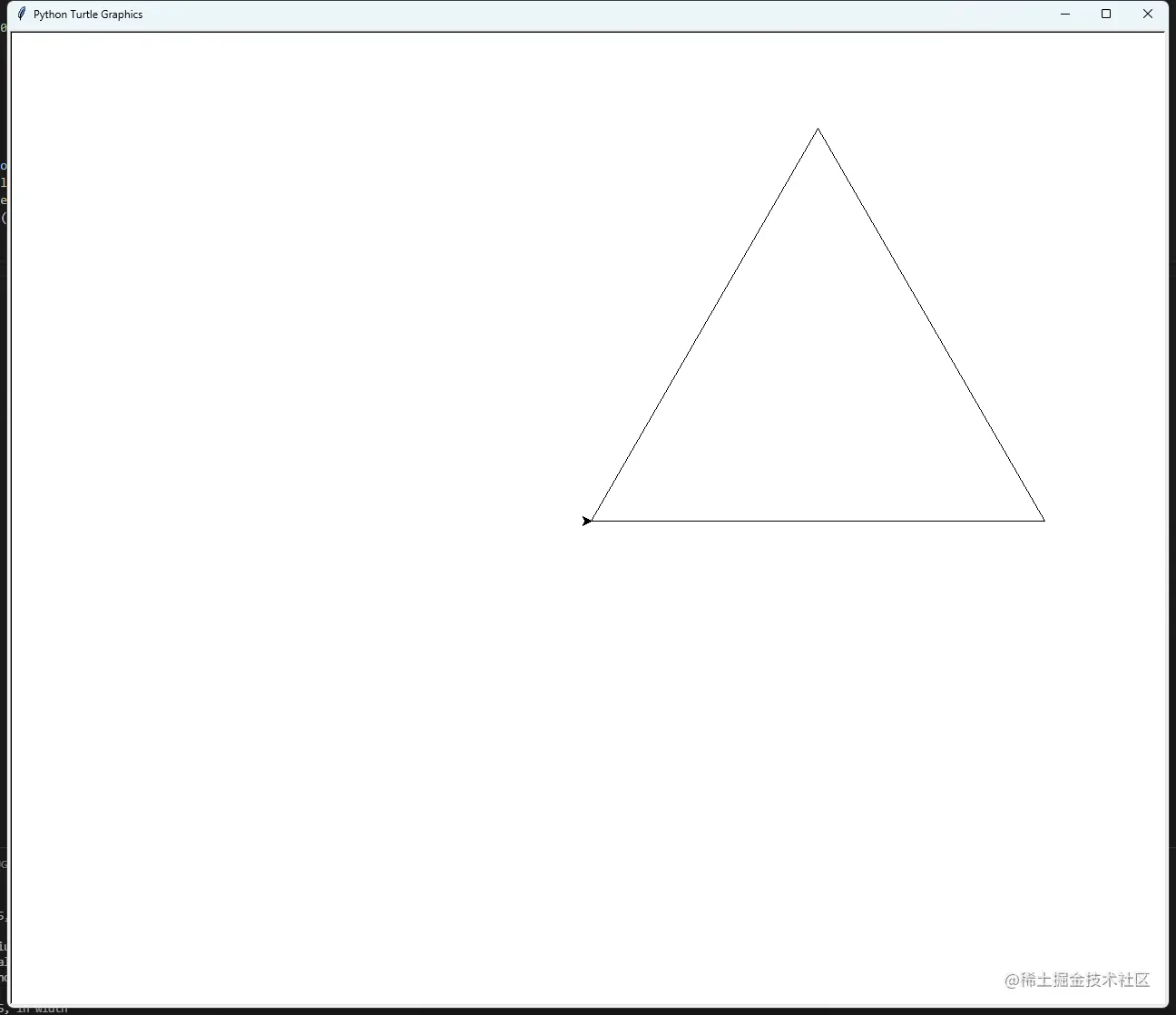 Python基础教程turtle绘制图形python Turtle模块是一个基于tkinter图形库的绘图工具，tur 掘金