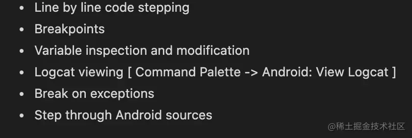 使用vscode开发Android从开始到放弃首先评估一下就日常开发来看，我主要用的点就是代码跳转、项目编译和调试、ui - 掘金