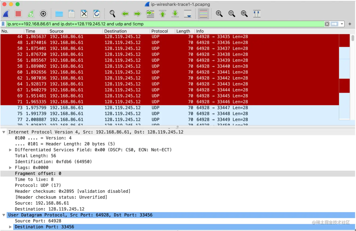 [Wireshark Lab v8.1] Lab: IP[Wireshark Lab v8.1] Lab 翻译与解题. - 掘金