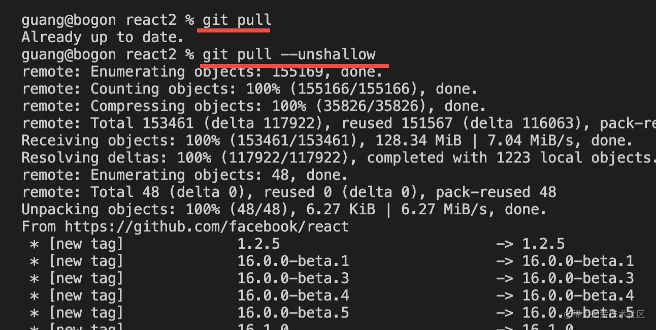 加速几十倍 git clone 速度的 --depth 1，它的后遗症怎么解决？我们经常会用 git clone 来下载 - 掘金