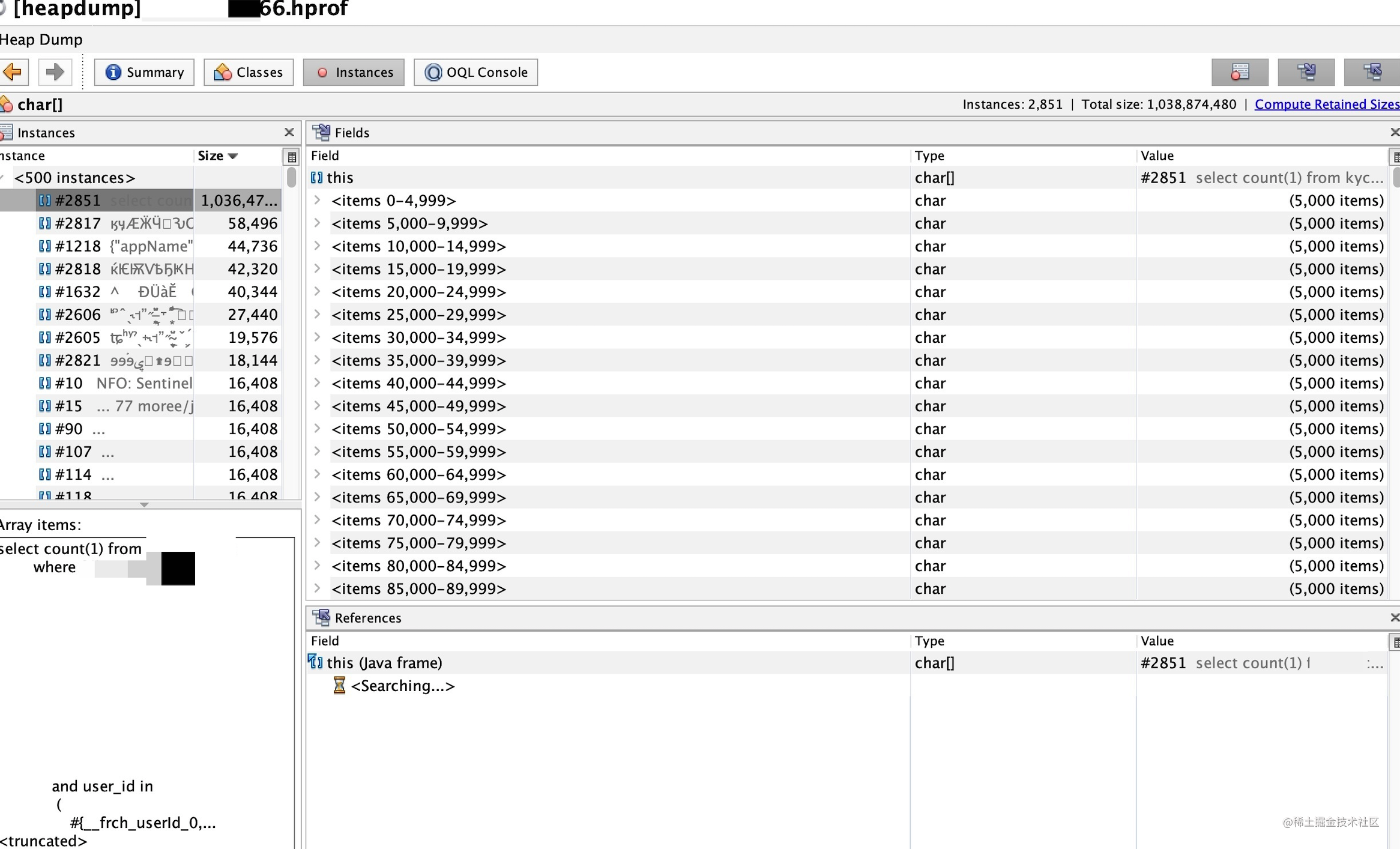 一次线上OOM问题分析 - 掘金