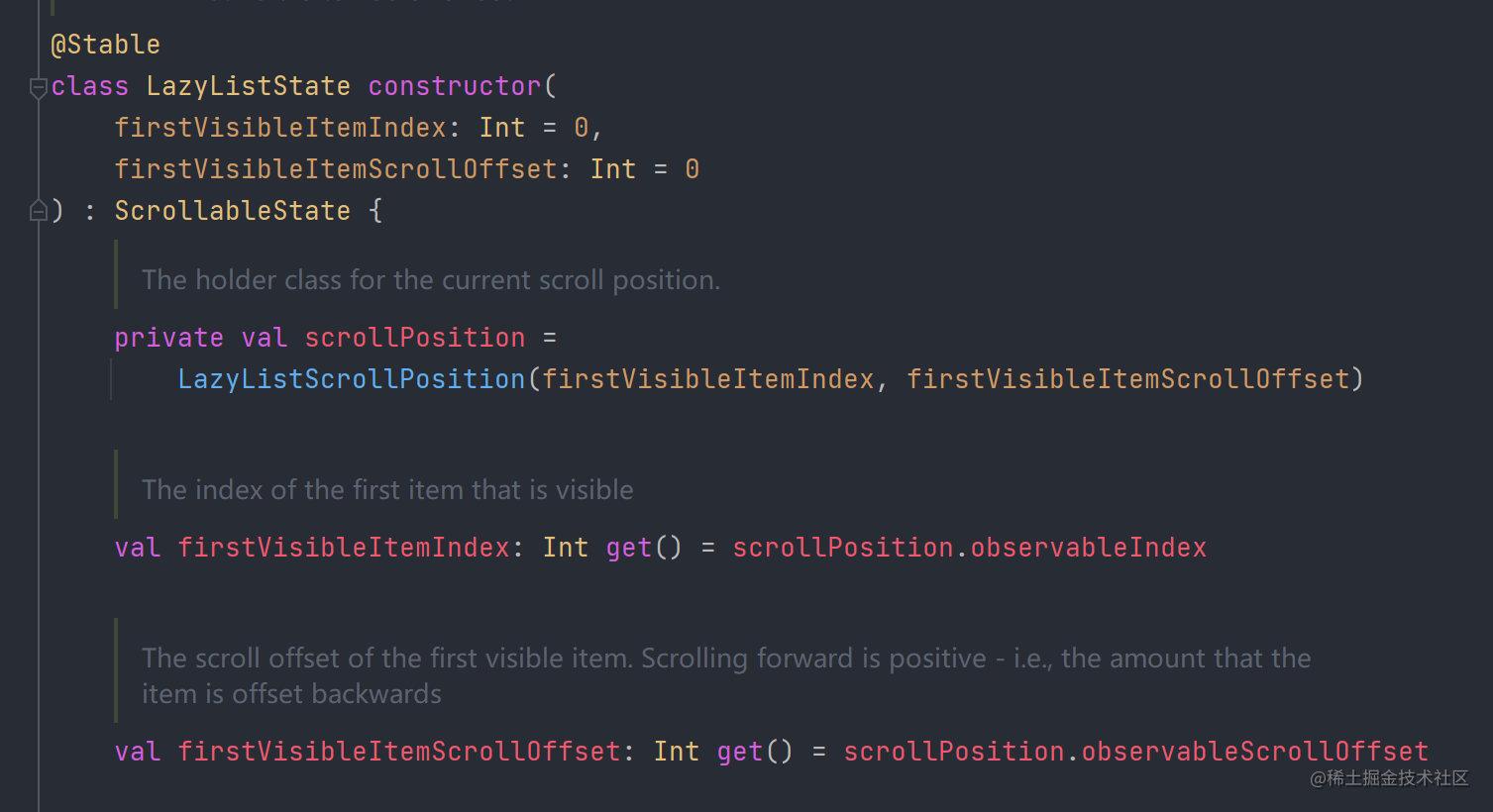 Jetpack Compose 保存LazyColumn/LazyRow列表状态 - 掘金