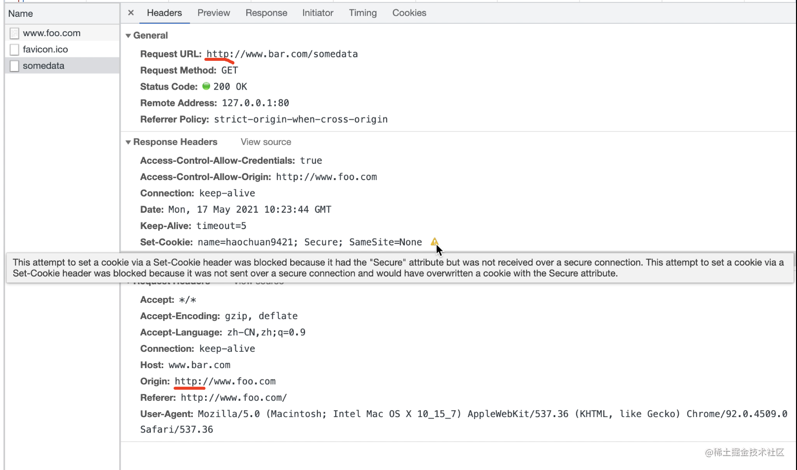 深入理解 Cookie 的 SameSite 属性 - 掘金
