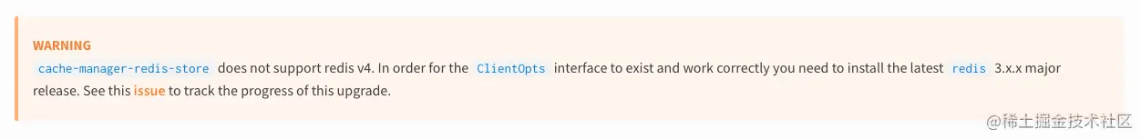 Nestjs v10 中使用 Redis 作为 CacheStore 的坑Nestjs v10 中使用 Redis 作为 - 掘金