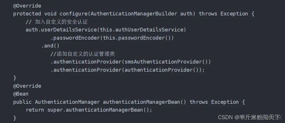 Spring Security初始化过程以及AuthenticationManager详解以及如何自定义认证方式 (1) - 掘金