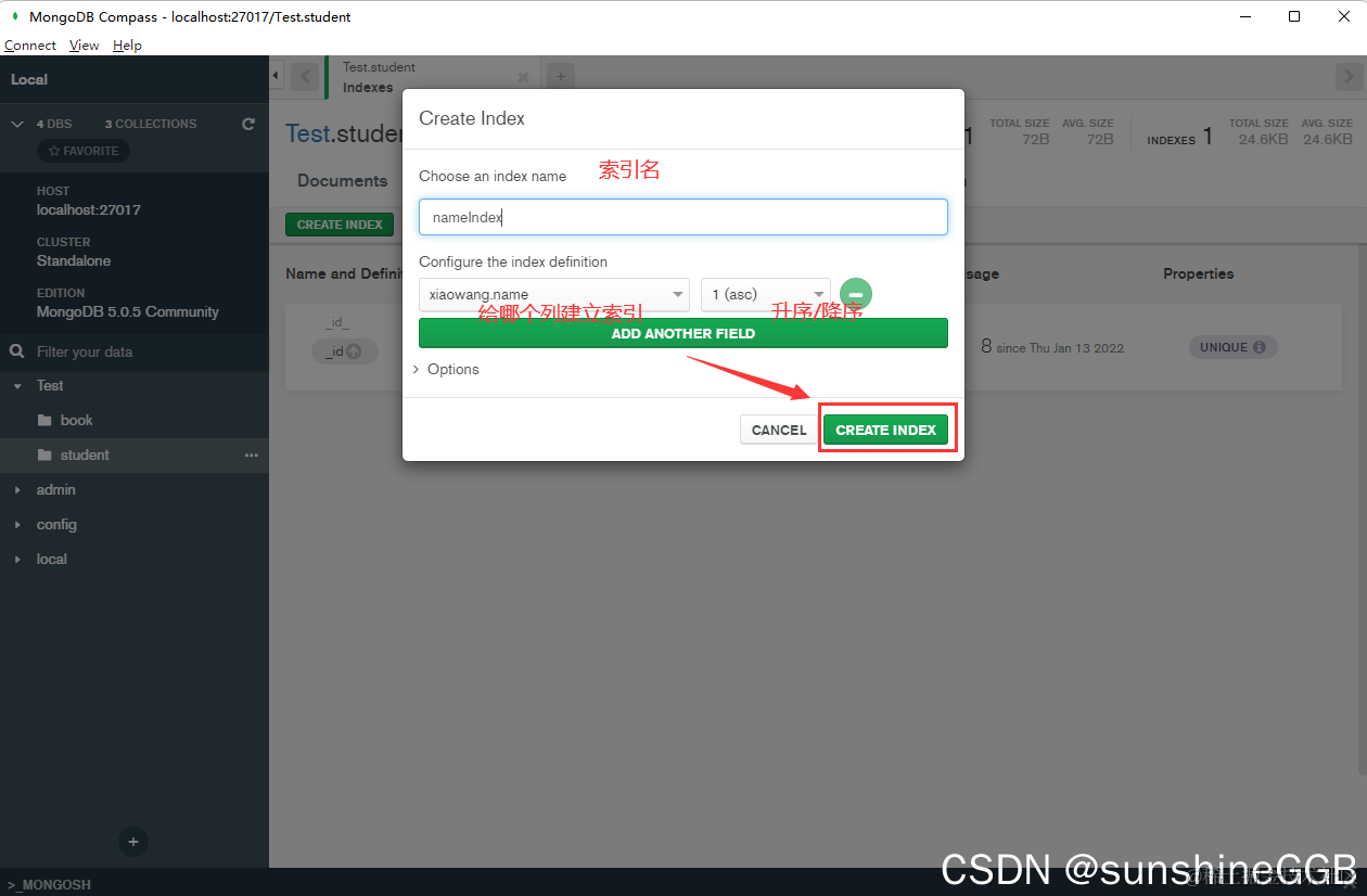 MongoDB Compass的安装及使用图文说明（非常详细）MongoDB Compass 预编译二进制包下载地址：h - 掘金
