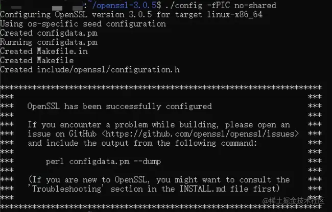 WSL（Linux）上安装openssl编译静态库及其使用本文讲述在 WSL（Linux）上安装 openssl 开源库 - 掘金