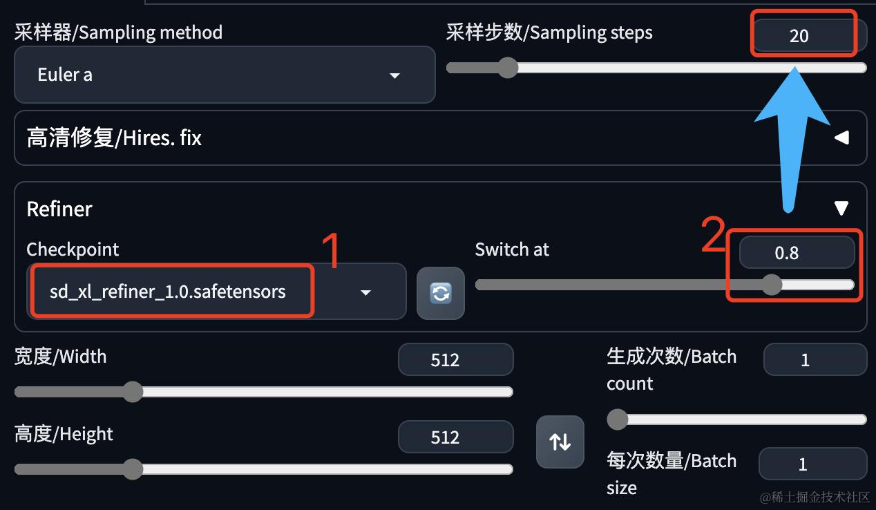 心心念的Refiner来了！Stable Diffusion WebUI 1.6.0 发布本周四 Stable Diff - 掘金