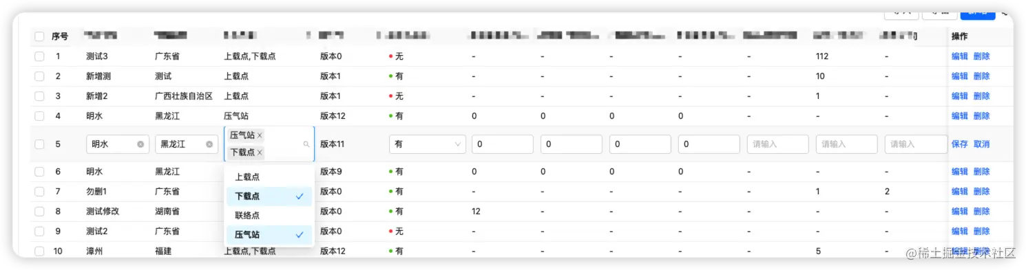 使用element实现edittable表格行内编辑vue常用的组件库`element`不论什么版本并没有提供表格的行内 掘金 5809