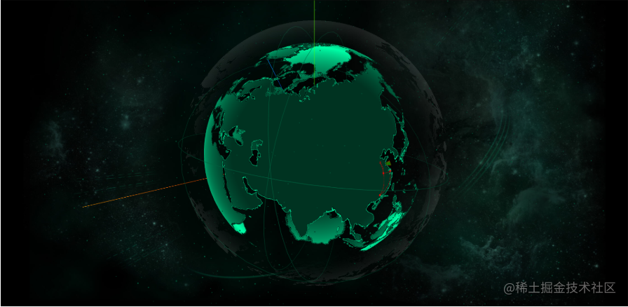 three.js 3D地球 - 掘金