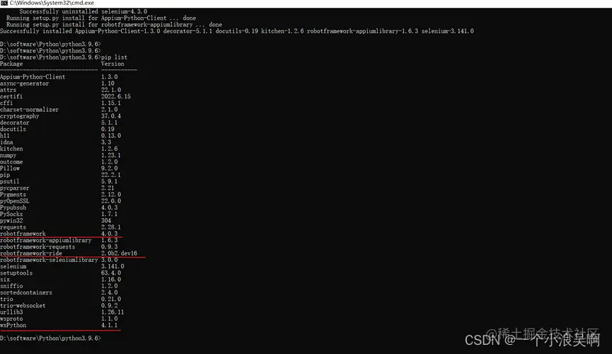 自动化测试 Robotframework安装以及使用教程安装教程安装python，基于已安装好的python3安装py 掘金