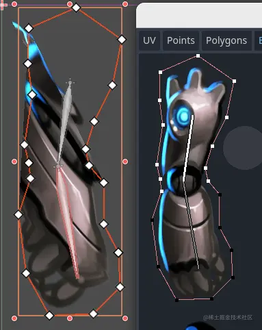 [Godot] Polygon2D 和 Bone2D 的坑版本：v4.0.beta2.official [f8745f2 - 掘金