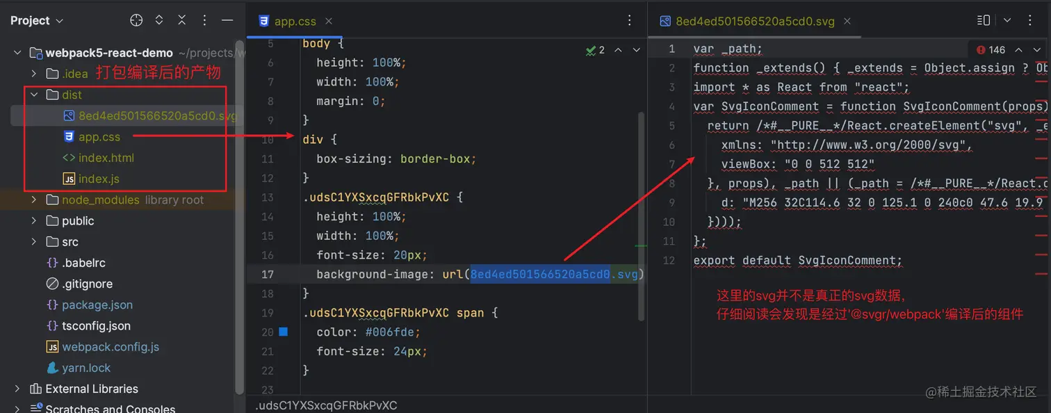 一文详解如何在基于webpack5的react项目中使用svg本文主要讨论基于webpack5+TypeScript的R - 掘金