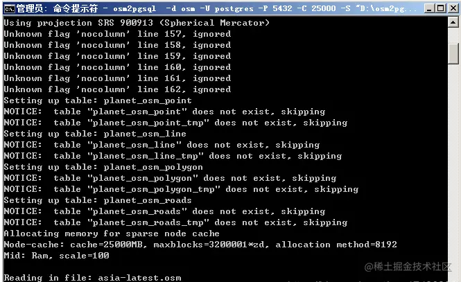 OSM学习之路（四）：将OSM 数据导入到PostgreSQL1.前提： 前几节简单介绍了一下osm与PostgreSQ - 掘金