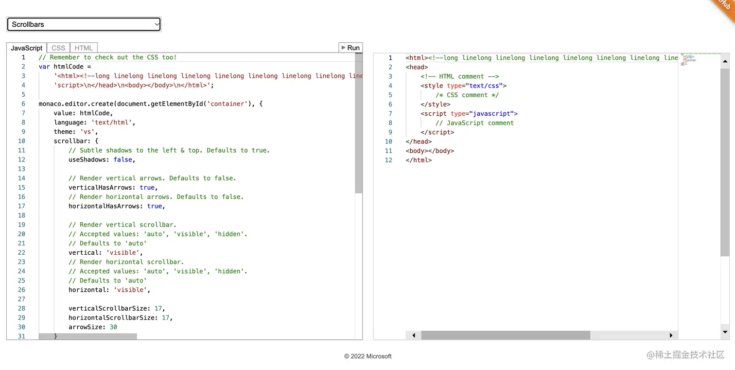 Monaco EditorMonaco Editor 是一款开源的在线代码编辑器。可以看作是一个编辑器控件，只提供了基础 - 掘金