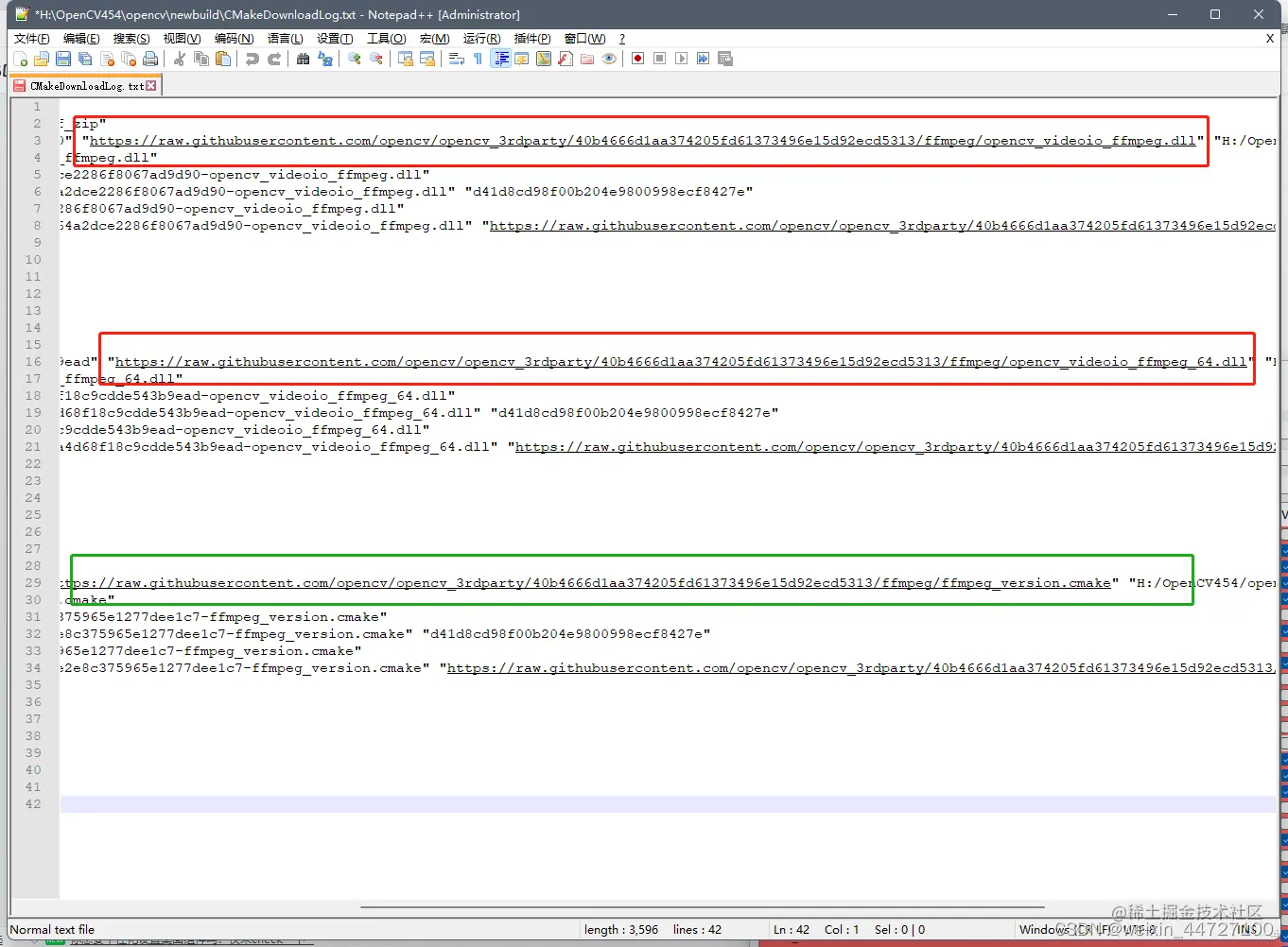 MinGW编译OpenCV4.5(64位/32位通用,附编译完成包下载)适用win11/10 ; OpenCV 4.5. - 掘金