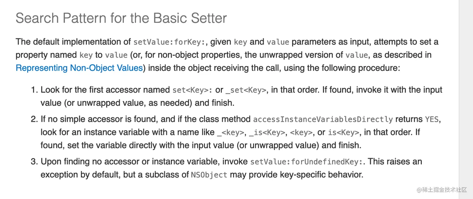 iOS进阶 -- KVC应用及原理前言 KVC又称键值编码 （Key-Value-Coding），在iOS开发中是一个比 - 掘金