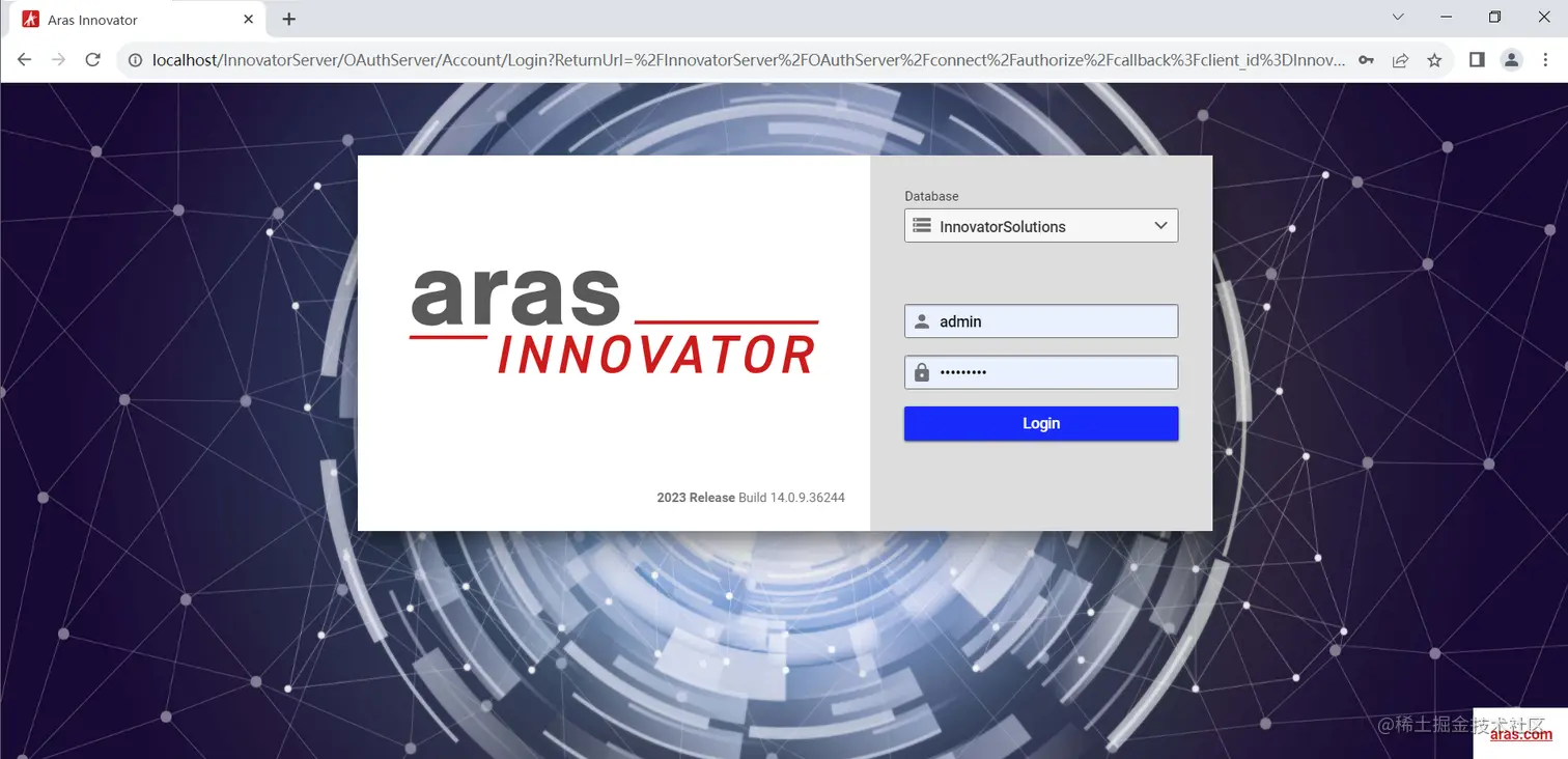 Aras Innovator 2023 Releasea安装教程本文作者:小赞(clozer) 邮箱: