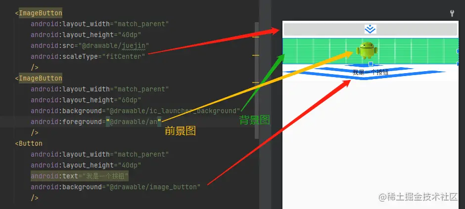 安卓开发教程18：ImageButton 详解我们前面了解了 ImageView 控件 和 Button 控件，接下来我 - 掘金
