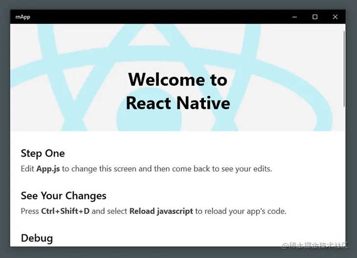 使用React Native for Windows的桌面的React Native我们知道，React是Faceboo - 掘金