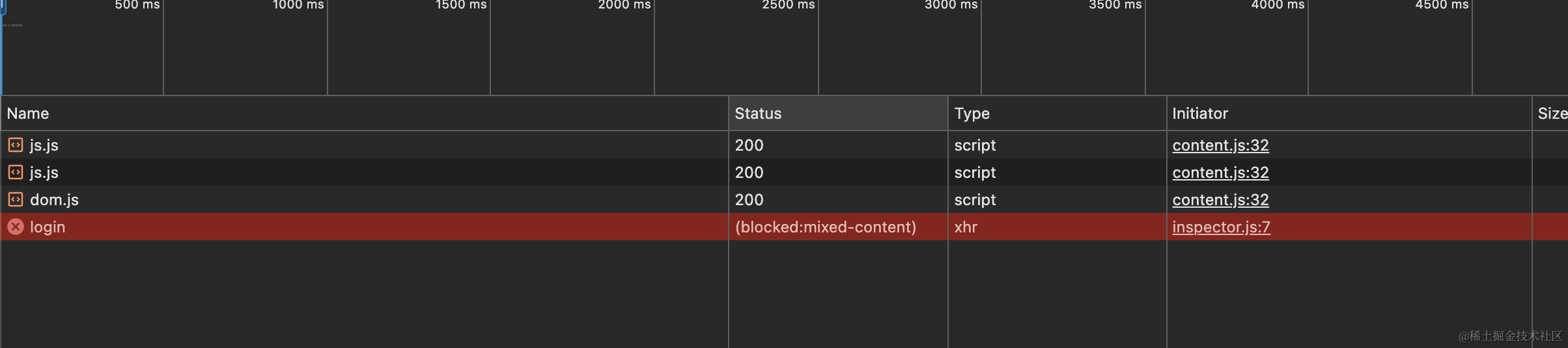 前端请求后端接口报错(blocked:mixed-content)，以及解决办法报错原因：被浏览器拦截了，因为接口地址不 - 掘金