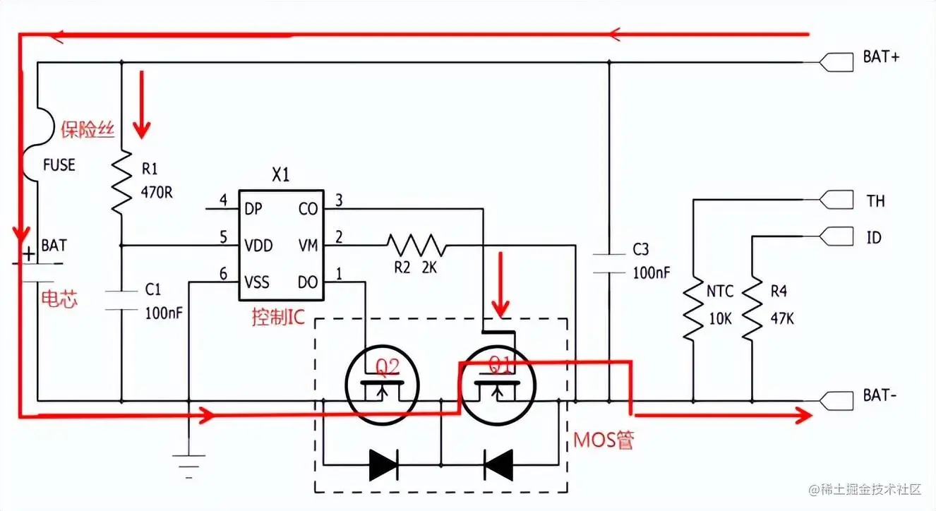 MOSFET在BMS的应用案例MOSFET在BMS中的应用 01、BMS****电池管理系统 电池管理系统是一种能够对电 - 掘金