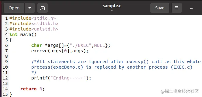 C：execve函数的使用Execve()函数用于执行路径名所指的程序。exec家族主要用于C编程语言，有许多函数。这些 - 掘金