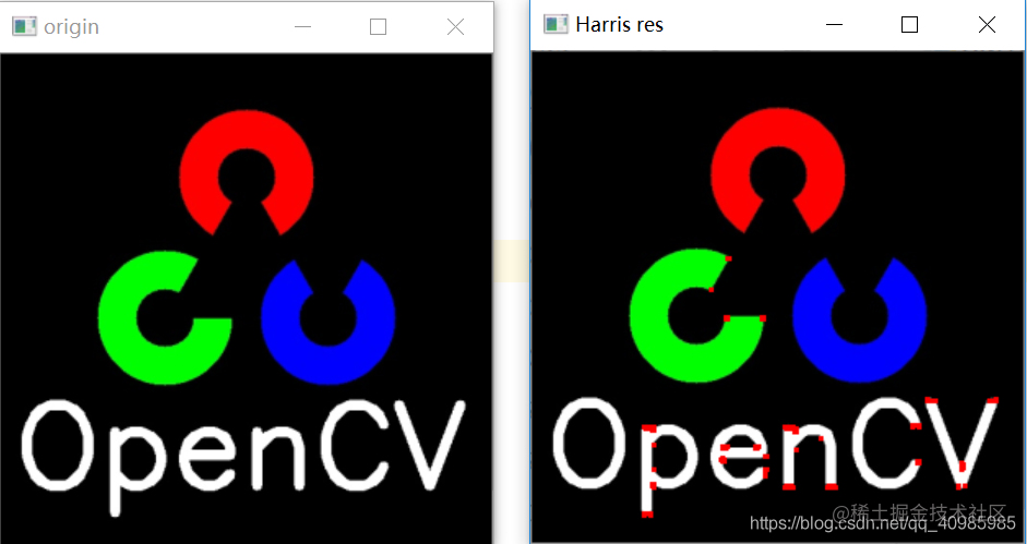 OpenCV中的Harris角点检查 - 掘金