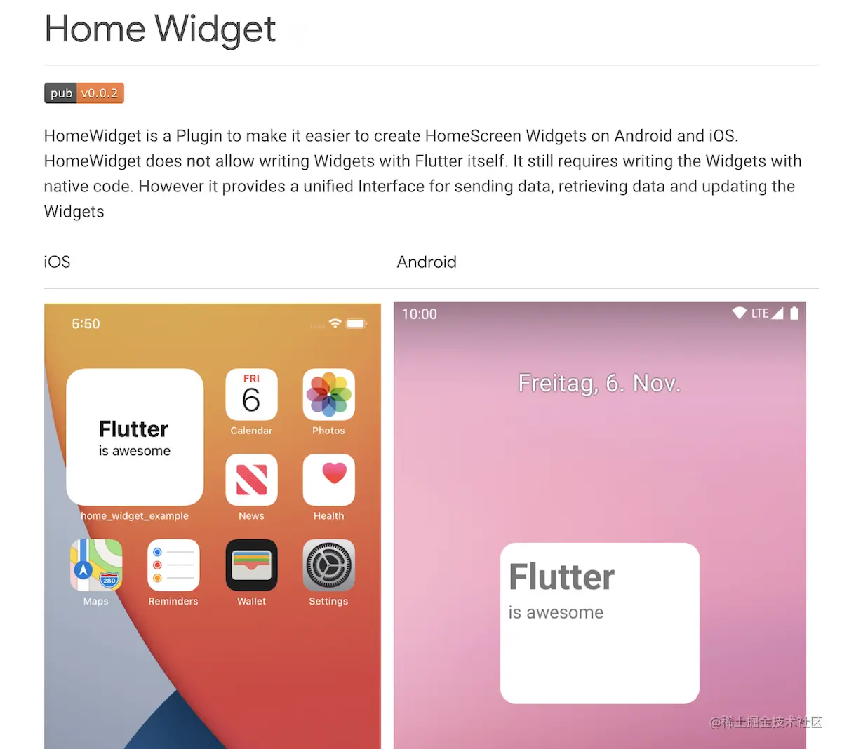 Flutter+Android桌面组件一开始看到这个需求，我没想太多，google走一遭之后，我发现，桌面小组件只能用原 - 掘金