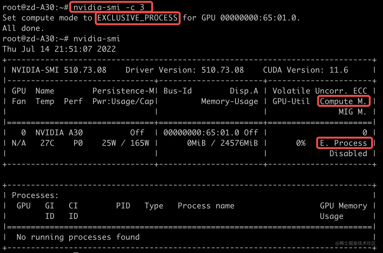 NVIDIA-SMI系列命令详解(7)-设备修改选项(2) 本文为NVIDIA-SMI系列命令详解第七篇-设备修改选项( - 掘金