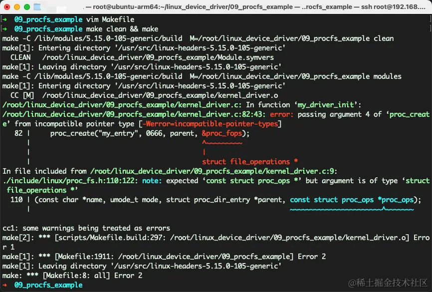 Linux设备驱动系列（九）——procfs文件系统procfs是一种特殊的文件系统，用于提供关于正在运行的进程和系统内 - 掘金
