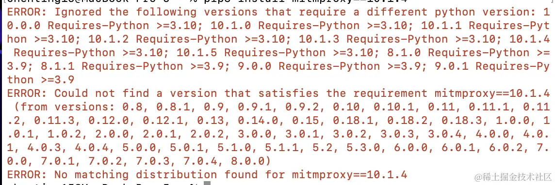 mitmproxy快速上手mitmproxy快速上手（安装+安装时踩的坑+代理配置+基础用法+基础python脚本编写+ - 掘金