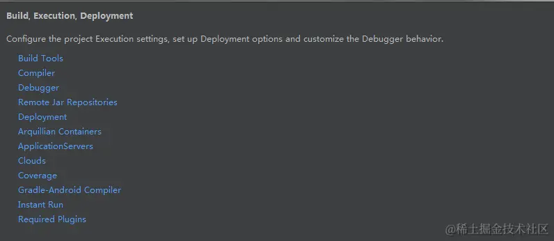 IntelliJ IDEA（五） ：Settings（下）一、Build，Execution，Deployment 项目 - 掘金