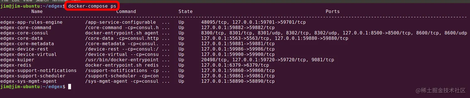 edgex foundry中文4 | 使用docker启动edgexfoundry开始使用 Docker， 这些说明供用 - 掘金