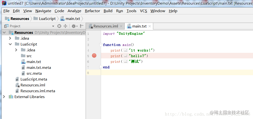 Lua IDE - IntelliJ IDEA+EmmyLua插件 - 掘金