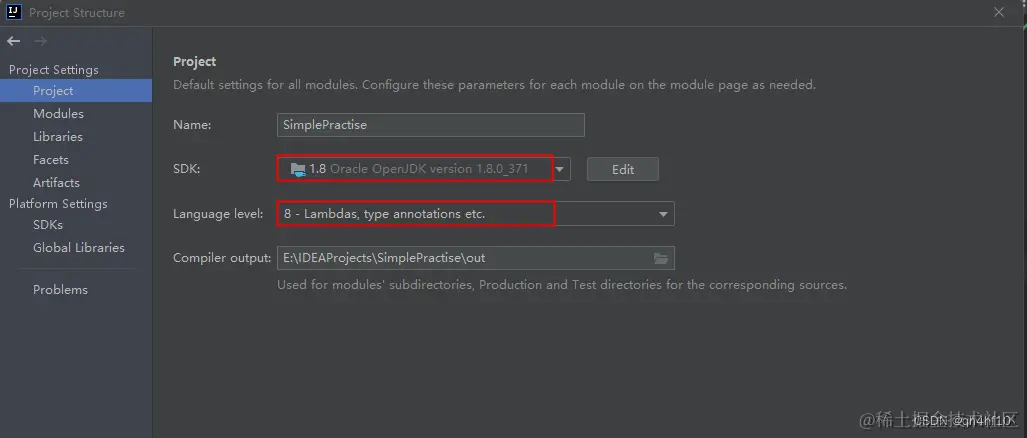 IDEA设置jdk版本 java: 错误: 无效的源发行版：17IDEA设置jdk版本 java: 错误: 无效的 - 掘金