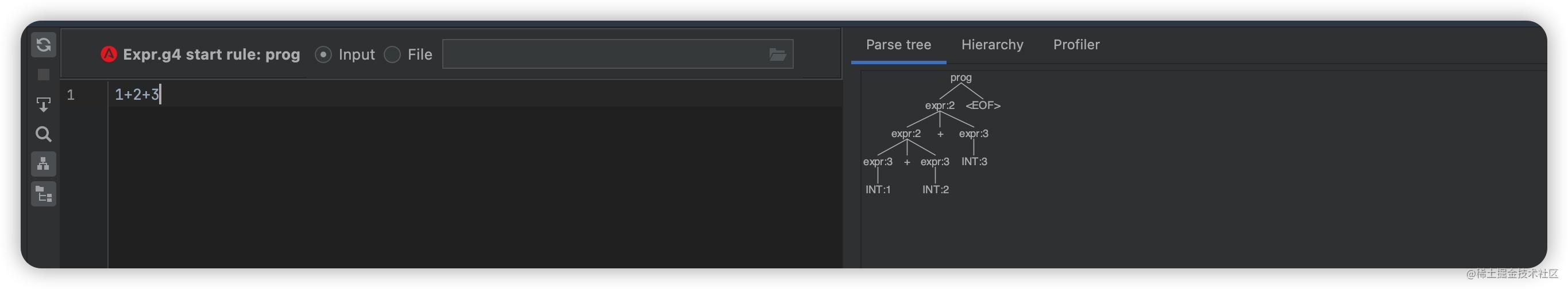 Antlr4 快速入门 - 编写语法解析器 - 掘金